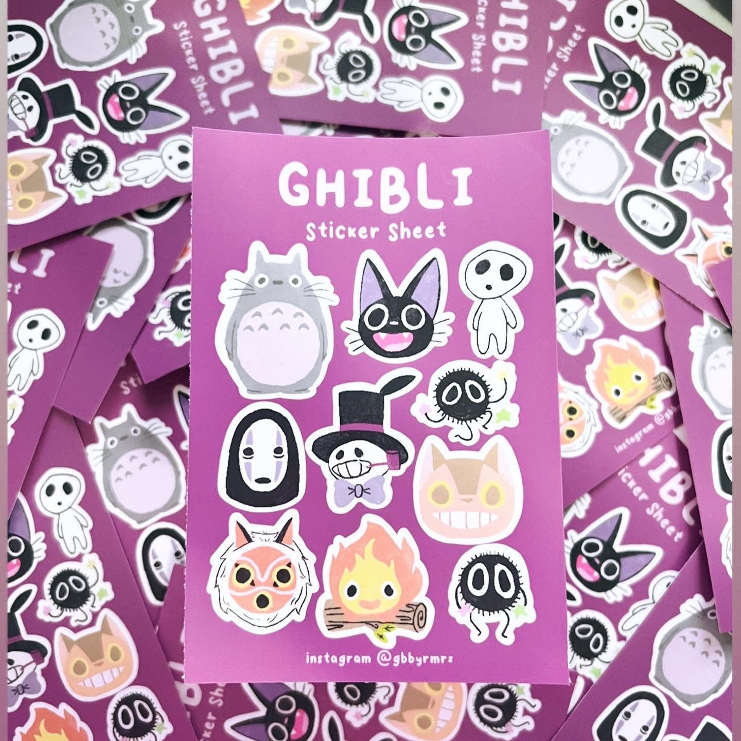 Ghibli Sticker Sheet – The Art of Gabby Ramirez